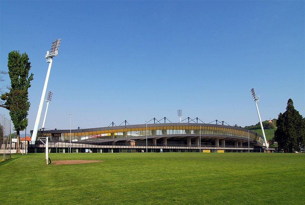 archiweb.cz - Fotbalový stadion Ljudski vrt