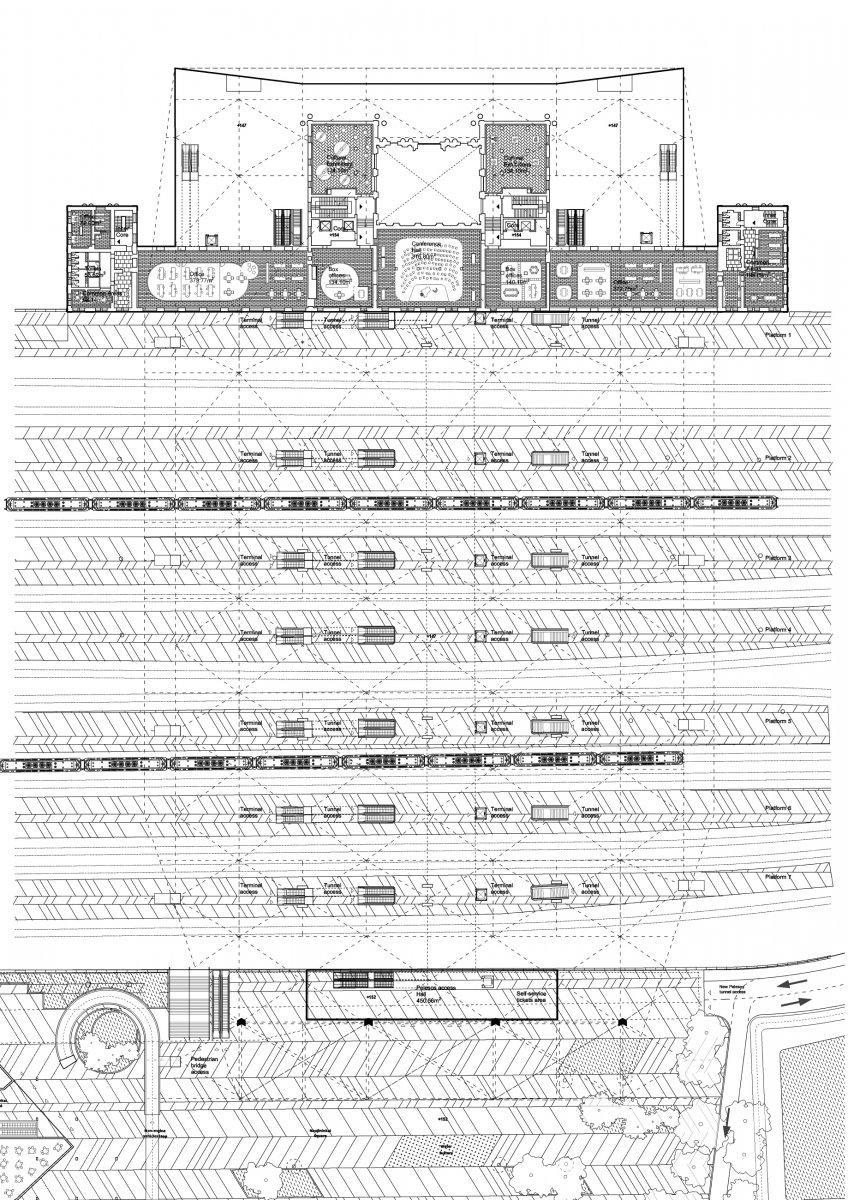 archiweb.cz - Vilnius Railway Station Complex, Central Station Square ...
