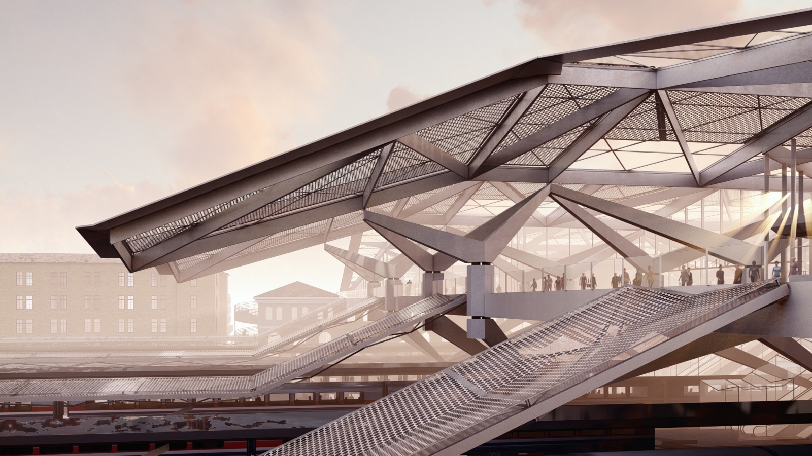 archiweb.cz - Vilnius Railway Station Complex, Central Station Square ...