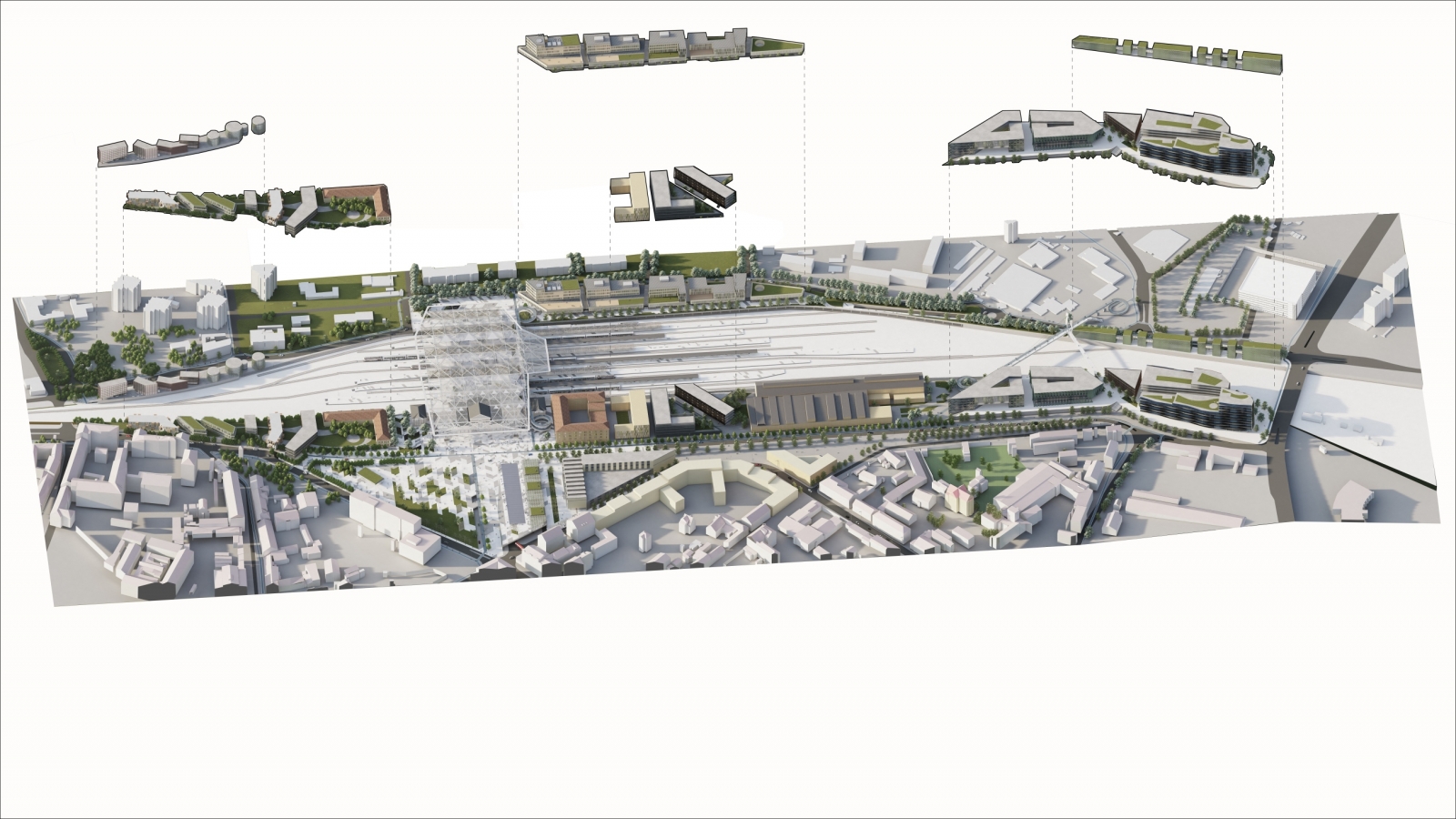 archiweb.cz - Vilnius Railway Station Complex, Central Station Square ...