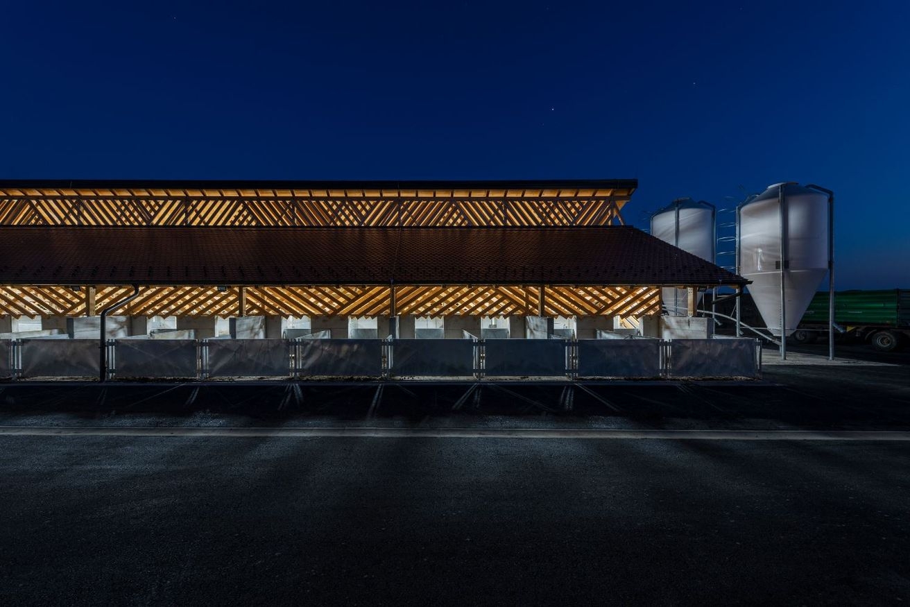 archiweb.cz - Ekologická farma černostrakatých slavonských prasat