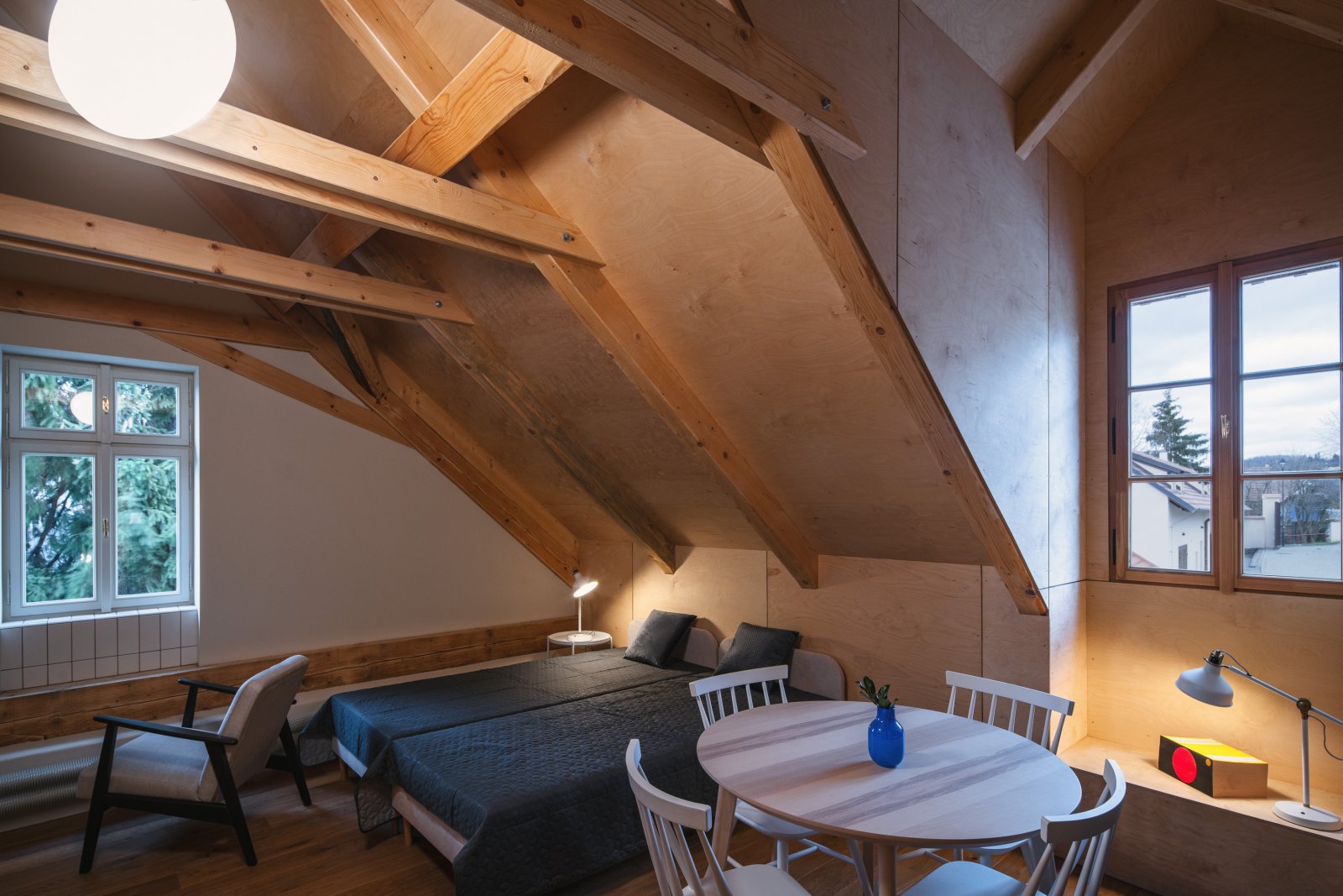 archiweb.cz - Farní stodola Hostivař