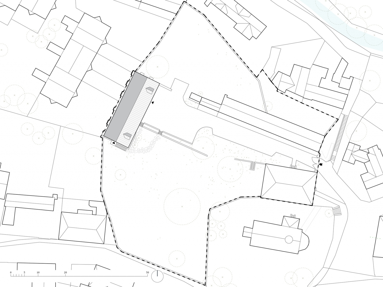 archiweb.cz - Farní stodola Hostivař