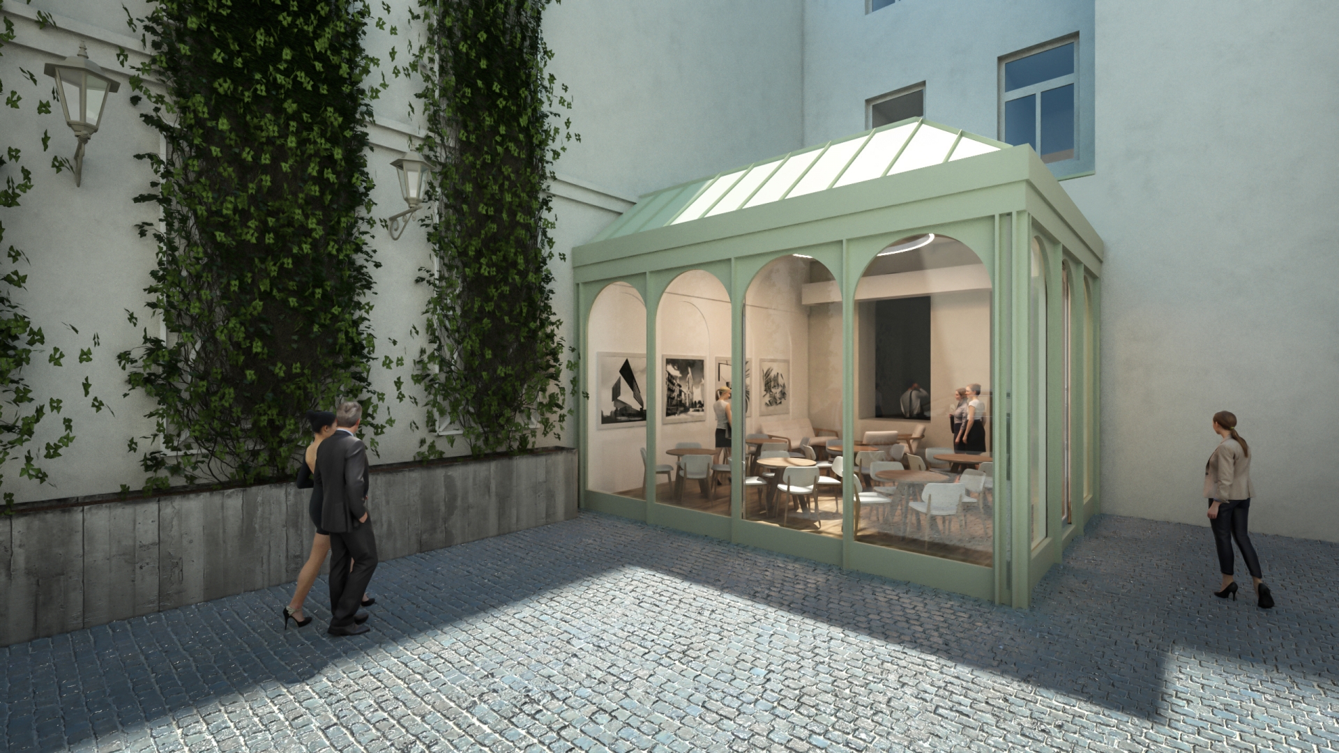 archiweb.cz - Přístavba kavárny Costa Coffee