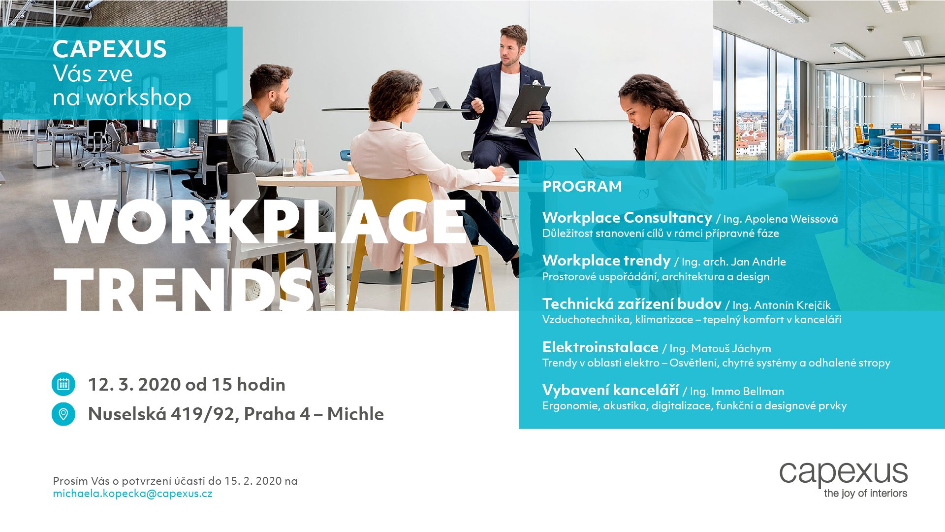 archiweb.cz - Workshop Workplace Trends 2020