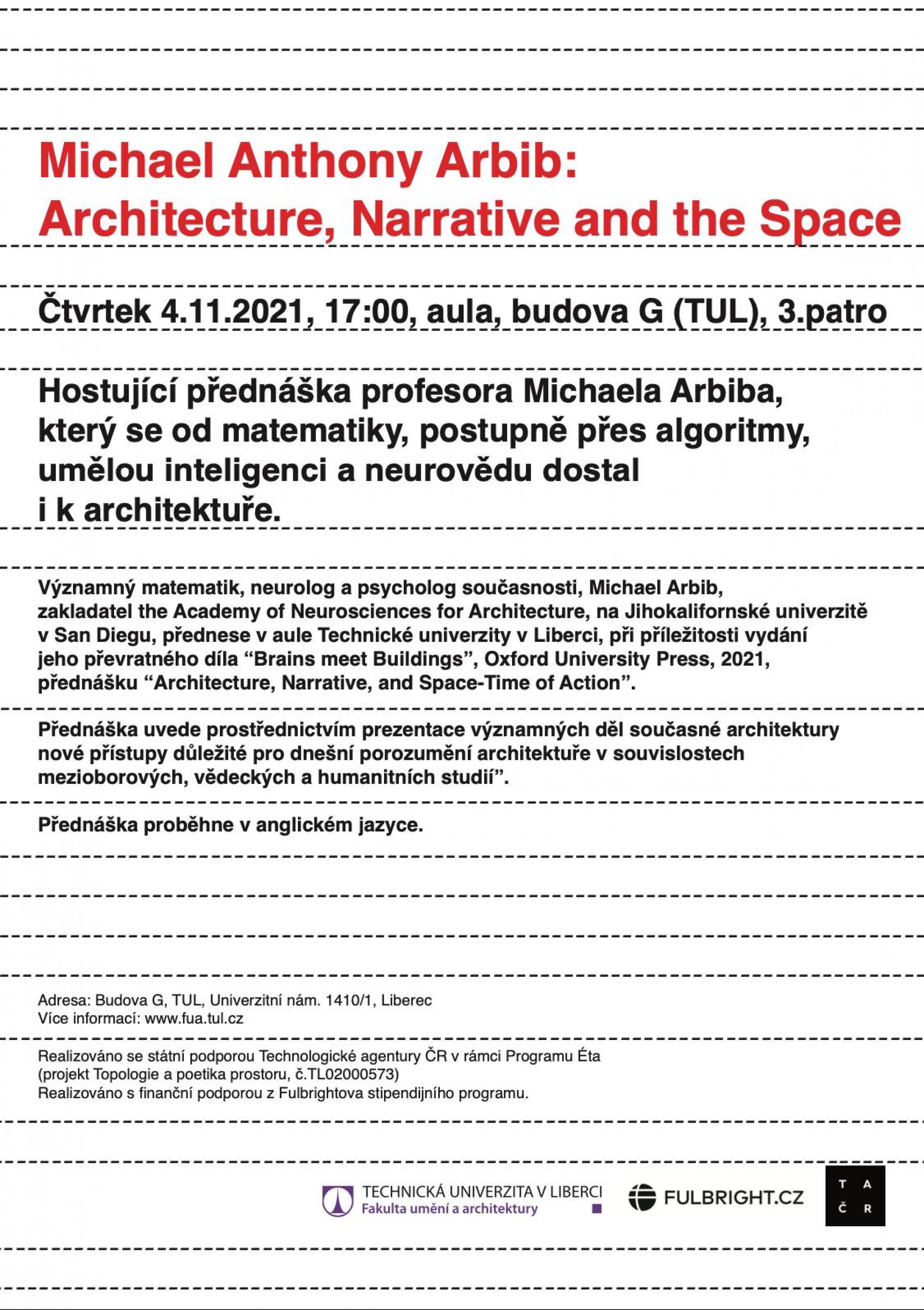 archiweb.cz - Michael Arbib: Architecture, Narrative and the Space