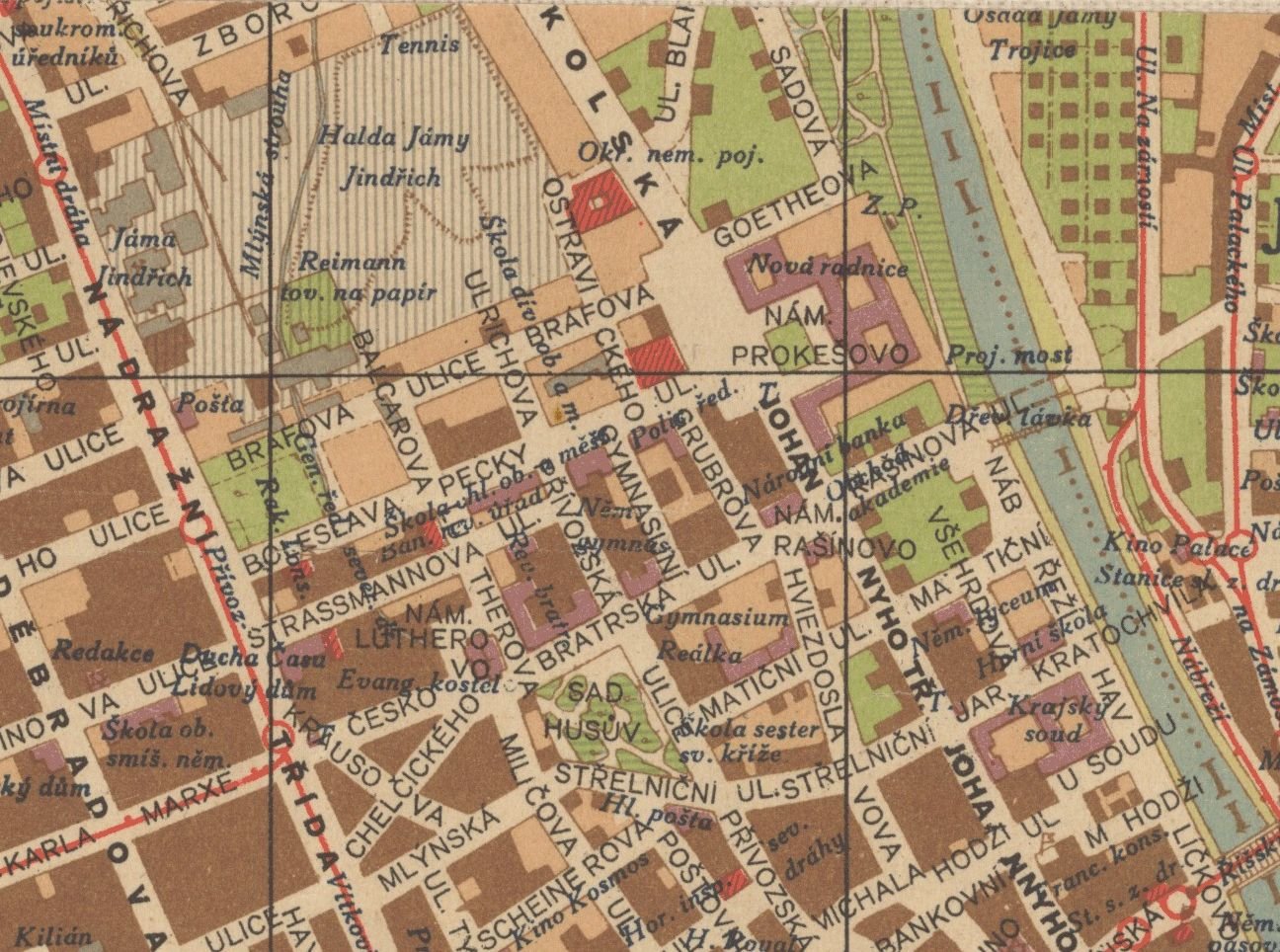 archiweb.cz - „Peroutova“ mapa Ostravy slaví jubileum