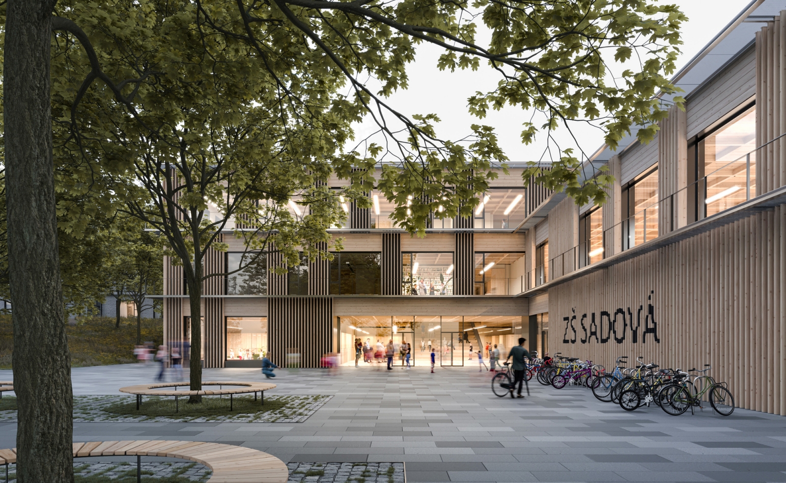 archiweb.cz - Výsledky architektonické soutěže na ZŠ a MŠ Sadová v Brně