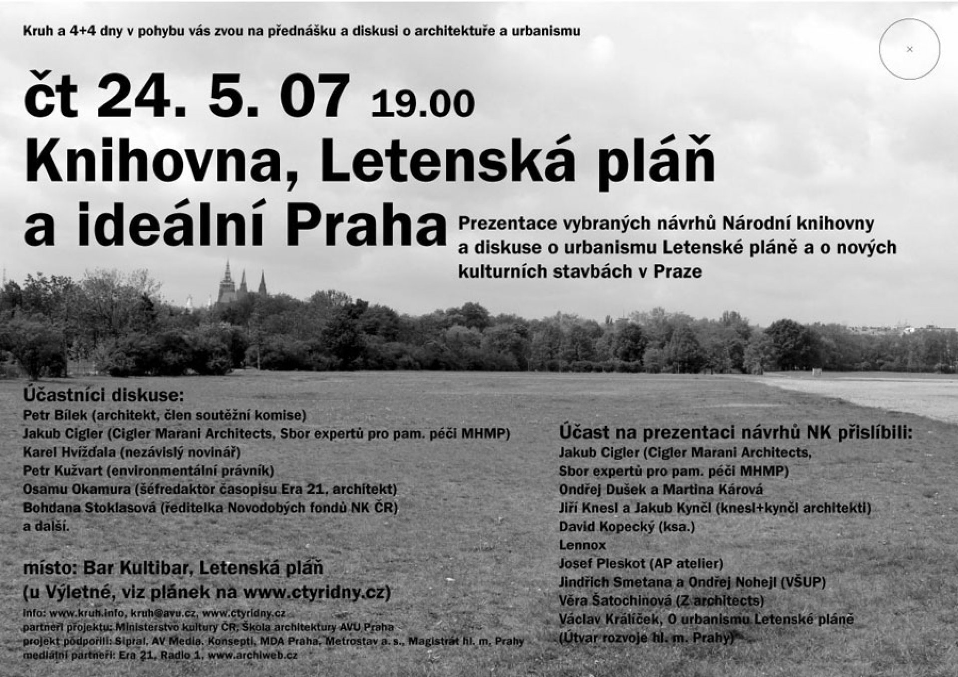 archiweb.cz - Knihovna, Letenská pláň a ideální Praha